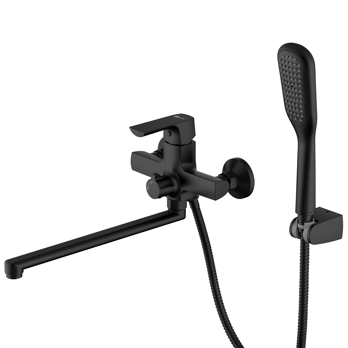 Смеситель для ванны и душа Lemark Ursus черный LM7251BL (артикул: LM7251BL) купить в Москве по ...