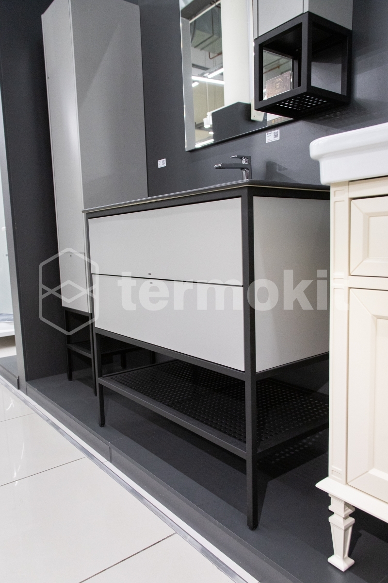 Тумба под раковину напольная Opadiris Треви 90 напольная серый 00-00003872 МДФ (артикул: 00 ...