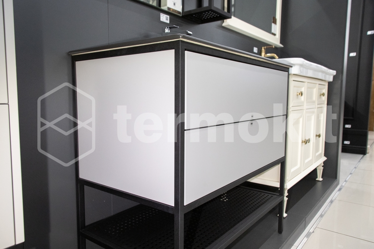 Тумба под раковину напольная Opadiris Треви 90 напольная серый 00-00003872 МДФ (артикул: 00 ...