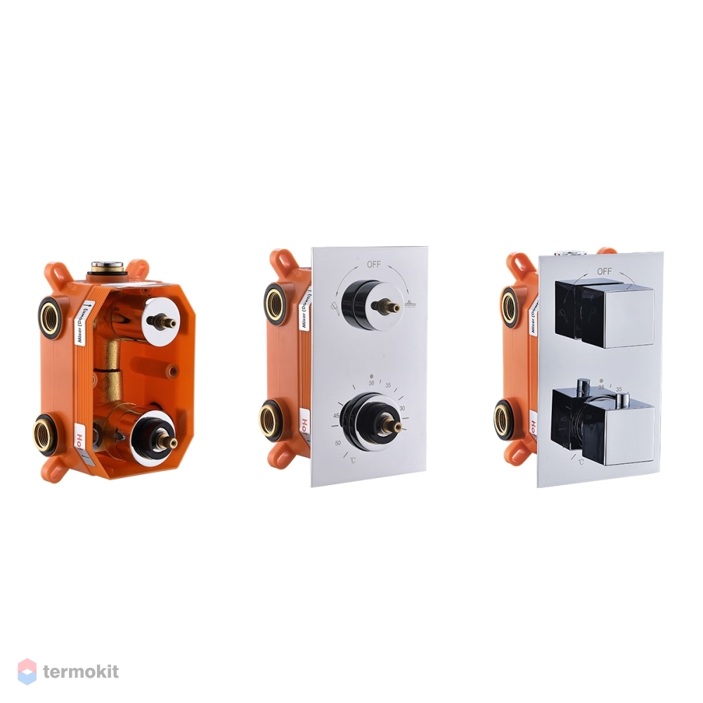 Душевой комплект скрытого монтажа Vincea с термостатом VSFW-102TCH ...