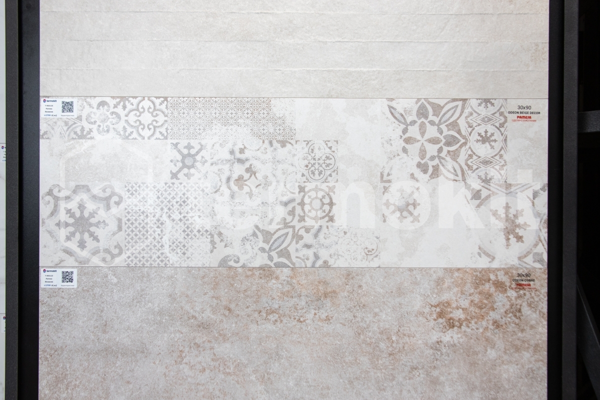 Керамогранит Pamesa Odeon Beige Decor 30x90 (артикул: Т-963120) купить в Москве по цене 3 885 ...