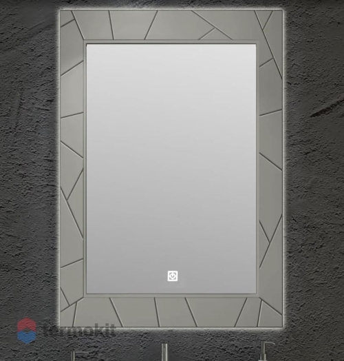 Зеркало Opadiris Луиджи 70 серый матовый 00-00000542 МДФ (артикул: 00-00000542) купить в Москве ...