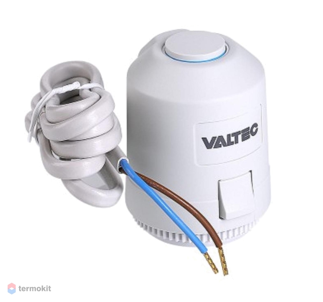 Электротермический двухпозиционный сервопривод VALTEC, норм. ЗАКР., питание 220 В (м) (артикул ...