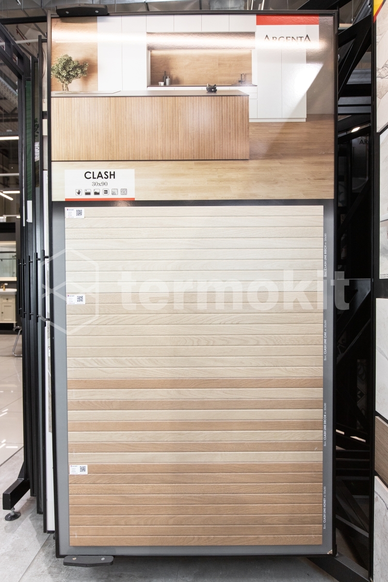 Керамическая плитка Argenta Clash line beech rc настенная 30x90 ...