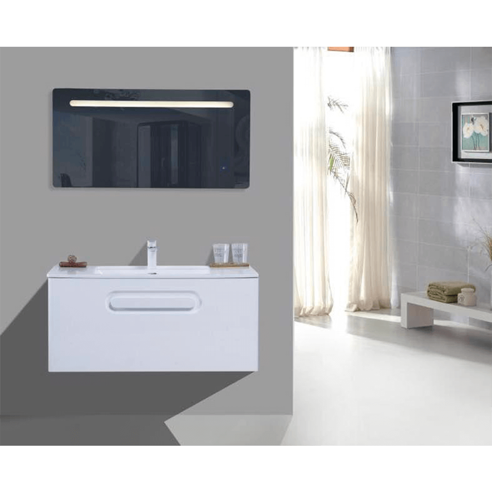 Зеркало Orans BC-NL001-1000 White (артикул: 001100MFCЗ) купить в Москве по цене 14 300 руб. в ...