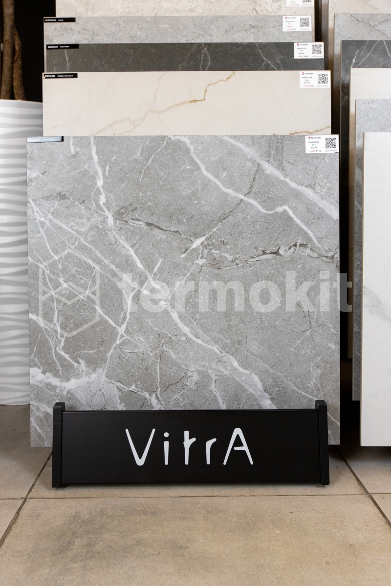 Керамогранит Vitra SilkMarble K947791R0001VTET Бреча Серый Матовый R9 Рект 60x60 (артикул: Т ...