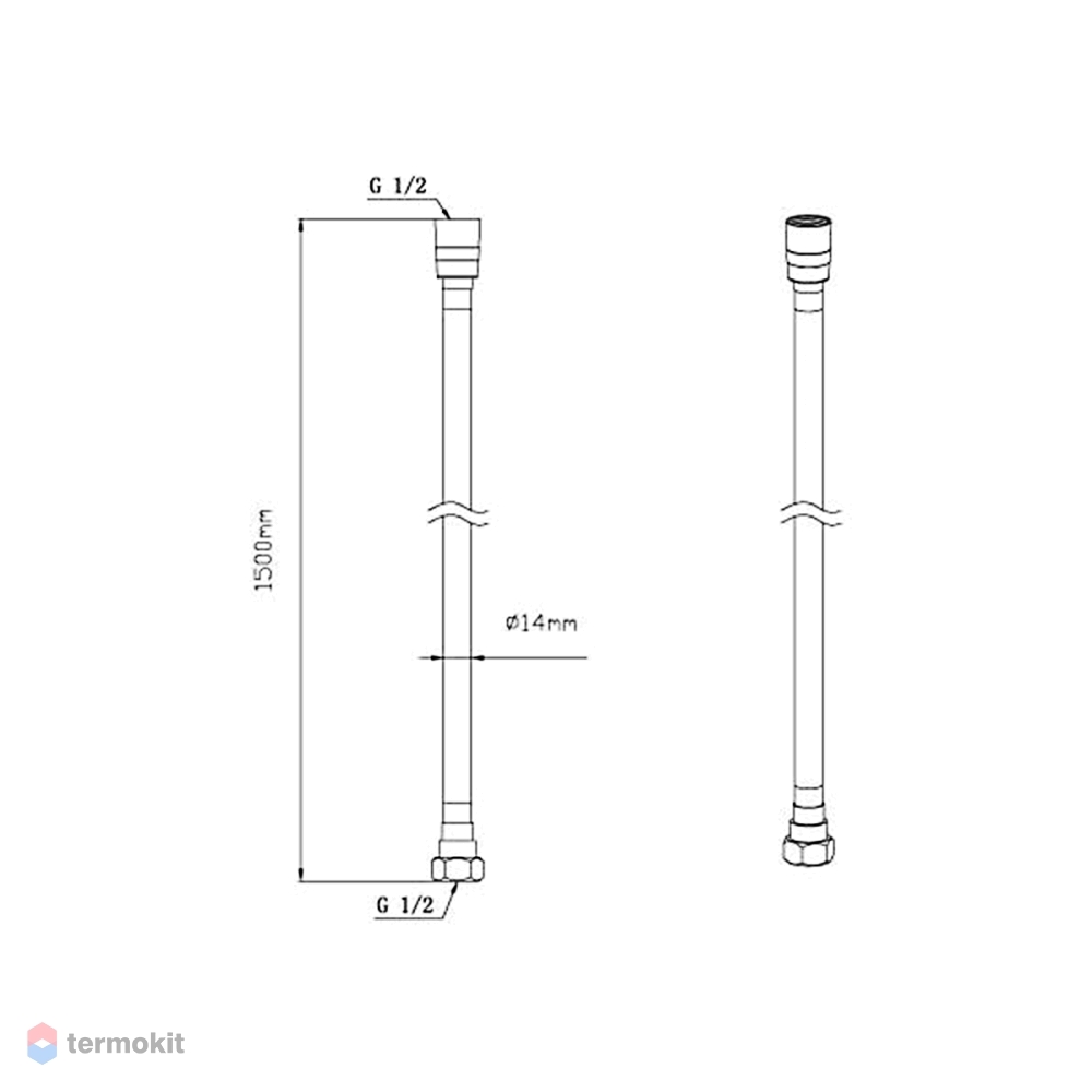 Душевой комплект скрытого монтажа Vincea вороненая сталь VSFW-4311GM ...