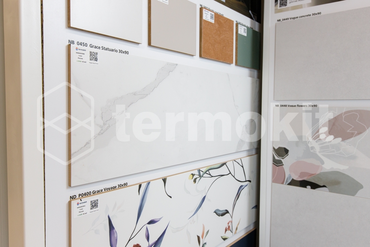 Керамическая плитка Creto Grace Statuario настенная 30х90 (артикул: Т-978340) купить в Москве по ...