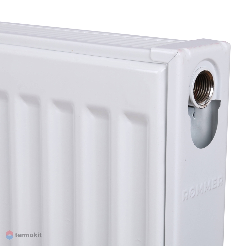 Радиатор Rommer Compact 22/600/900 600x900 стальной панельный с боковым ...