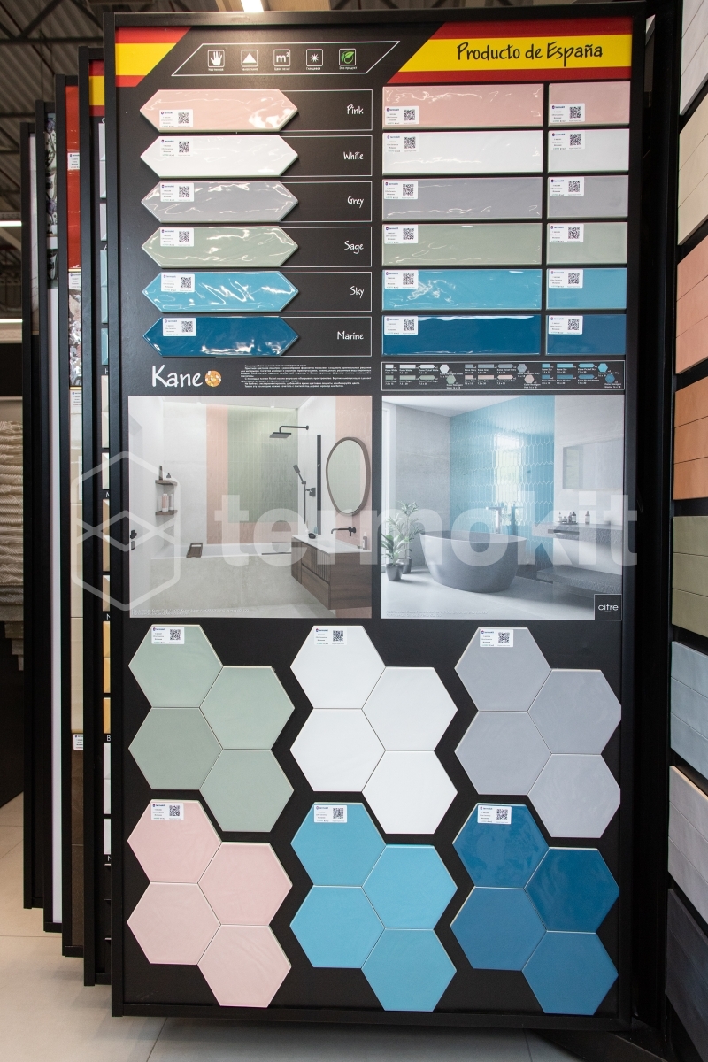 Керамическая плитка Cifre Kane Sage настенная 7,5х30 (артикул: Т-963197) купить в Москве по цене ...