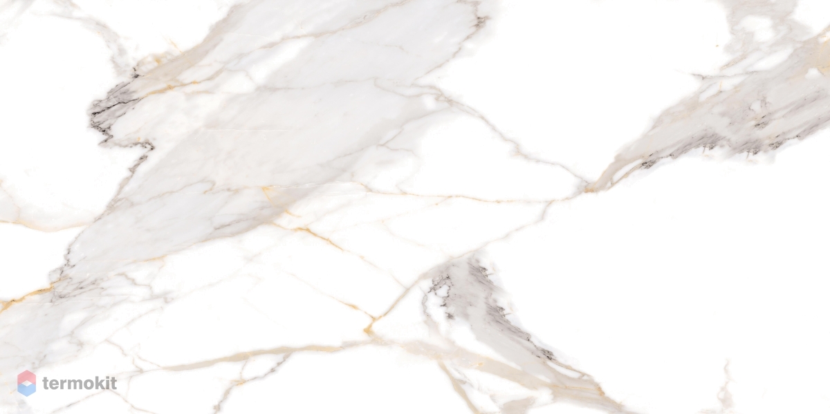 Керамогранит NT Ceramic Bright and Shiny NTT9121P Calacatta Light Grey ...