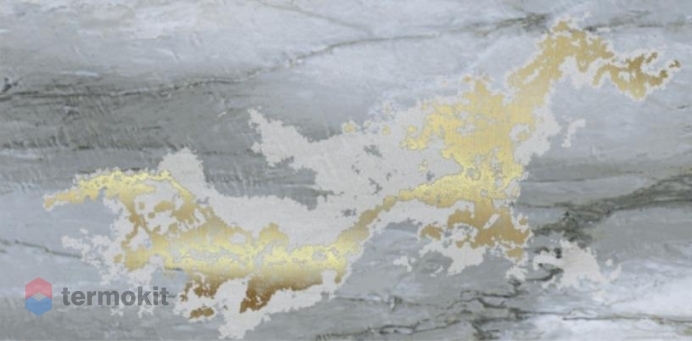 Керамогранит Brennero Venus Decor Solitaire Gold Blu Lapp/Rett декор (комп/2шт) 30x60 (артикул ...