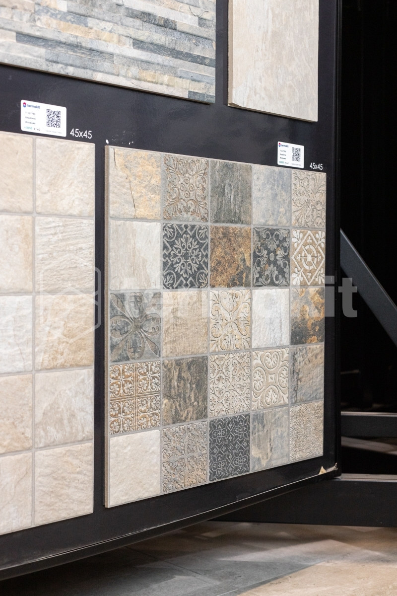 Керамогранит Gayafores Deco Calzada Ardesia Nslip пол 45x45 (артикул: Т ...