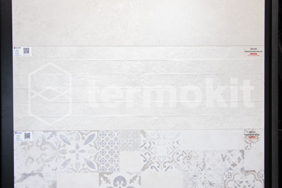 Керамогранит Pamesa Odeon Blanco Relief 30x90 (артикул: Т-963122) купить в Москве по цене 3 885 ...