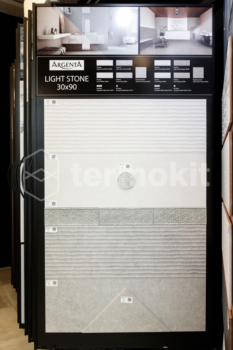 Керамогранит Argenta Light Stone Grey 60x60 (артикул: Т-126900) купить в Москве по цене 4 495 ...