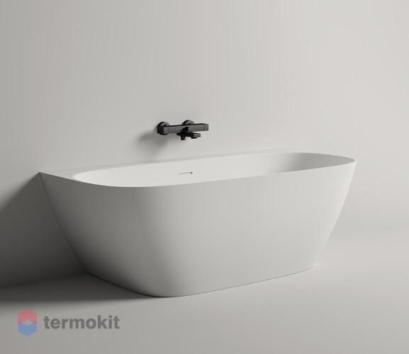 Ванна из искусственного камня Salini Sofia Wall 170 S-Sense 1700х800 белый глянец 102512G ...