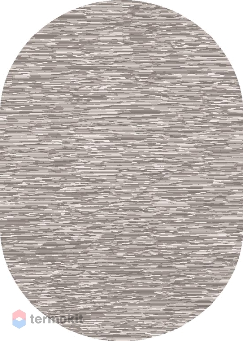 Ковёр Kitroom Фиеста 250x350 овальный серый 36170 36922 купить в Москве ...